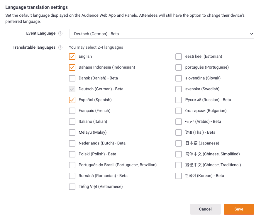 AI Translation for Q&A – Help Centre