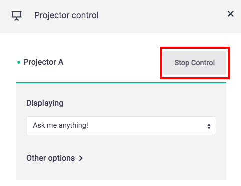 Setting up and using Projector Control – Help Centre
