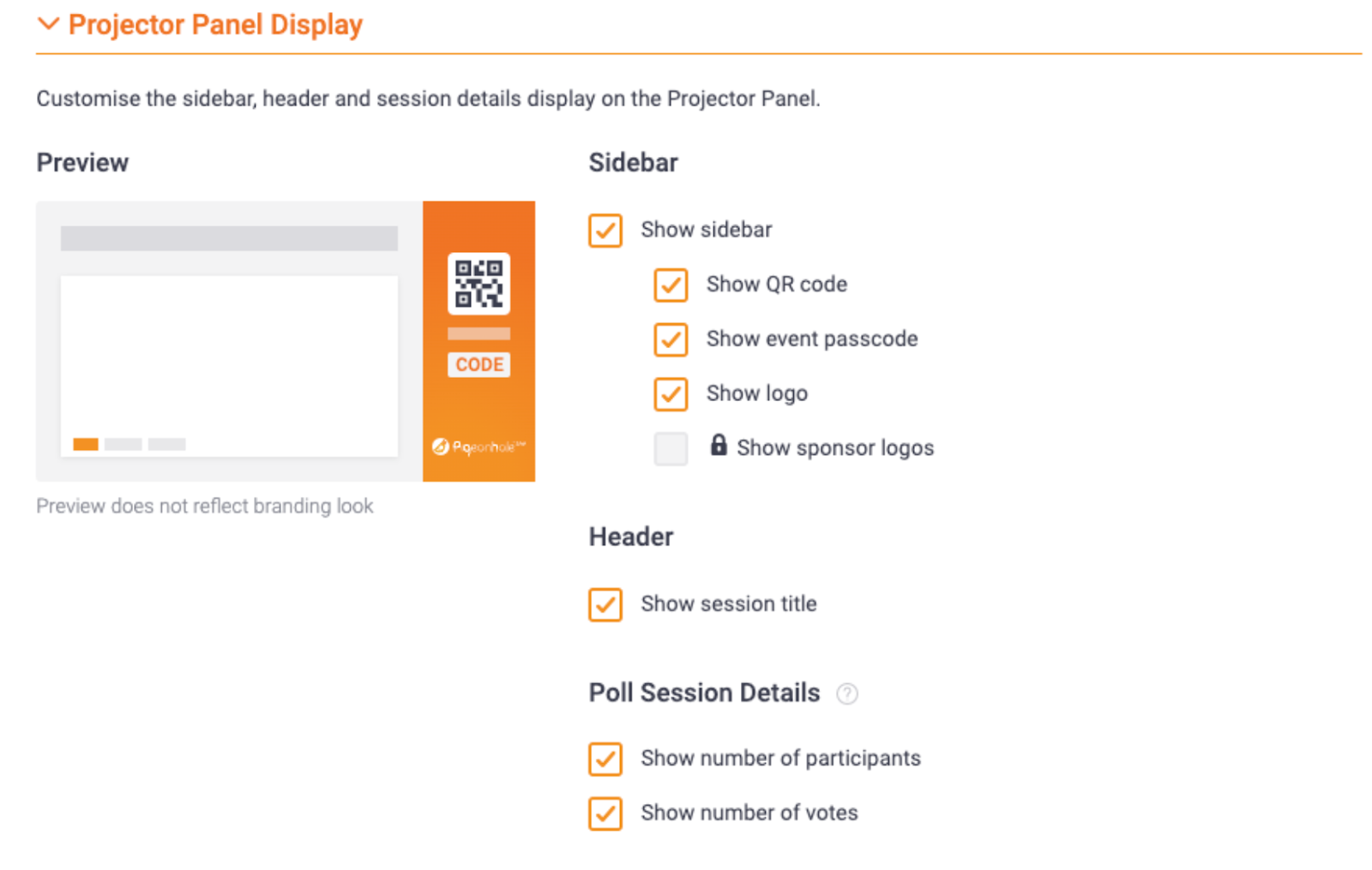 Using the Projector Panel – Help Centre
