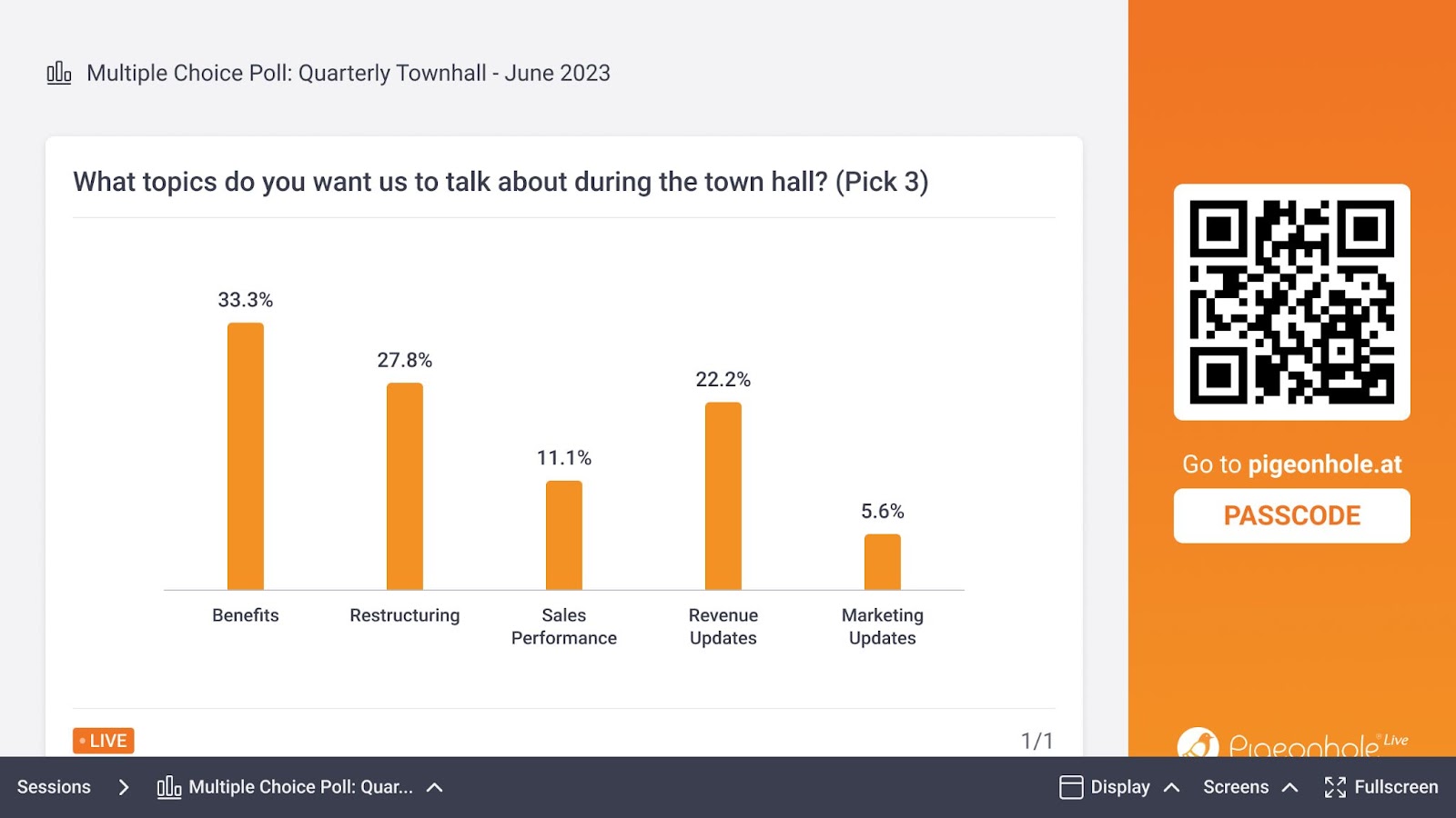 Using Projector Panel for Q&A by Solo Presenters – Help Centre