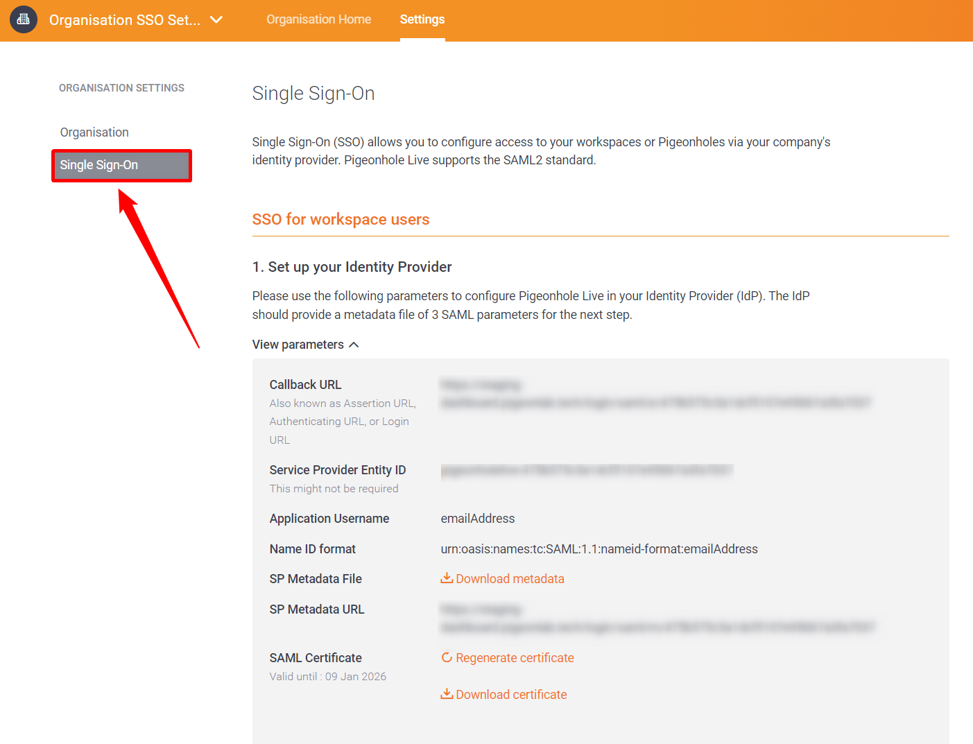 Setting up an Organisation Workspace SSO on Okta – Help Centre