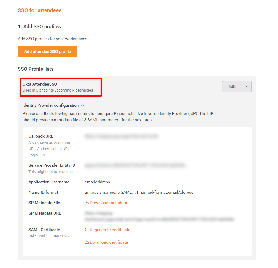Setting up an Organisation Attendee SSO on Okta – Help Centre
