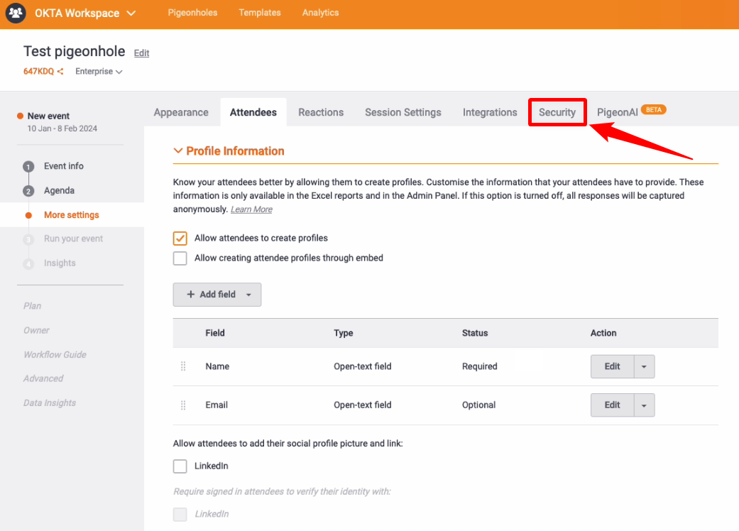 Setting up an Organisation Attendee SSO on Okta – Help Centre