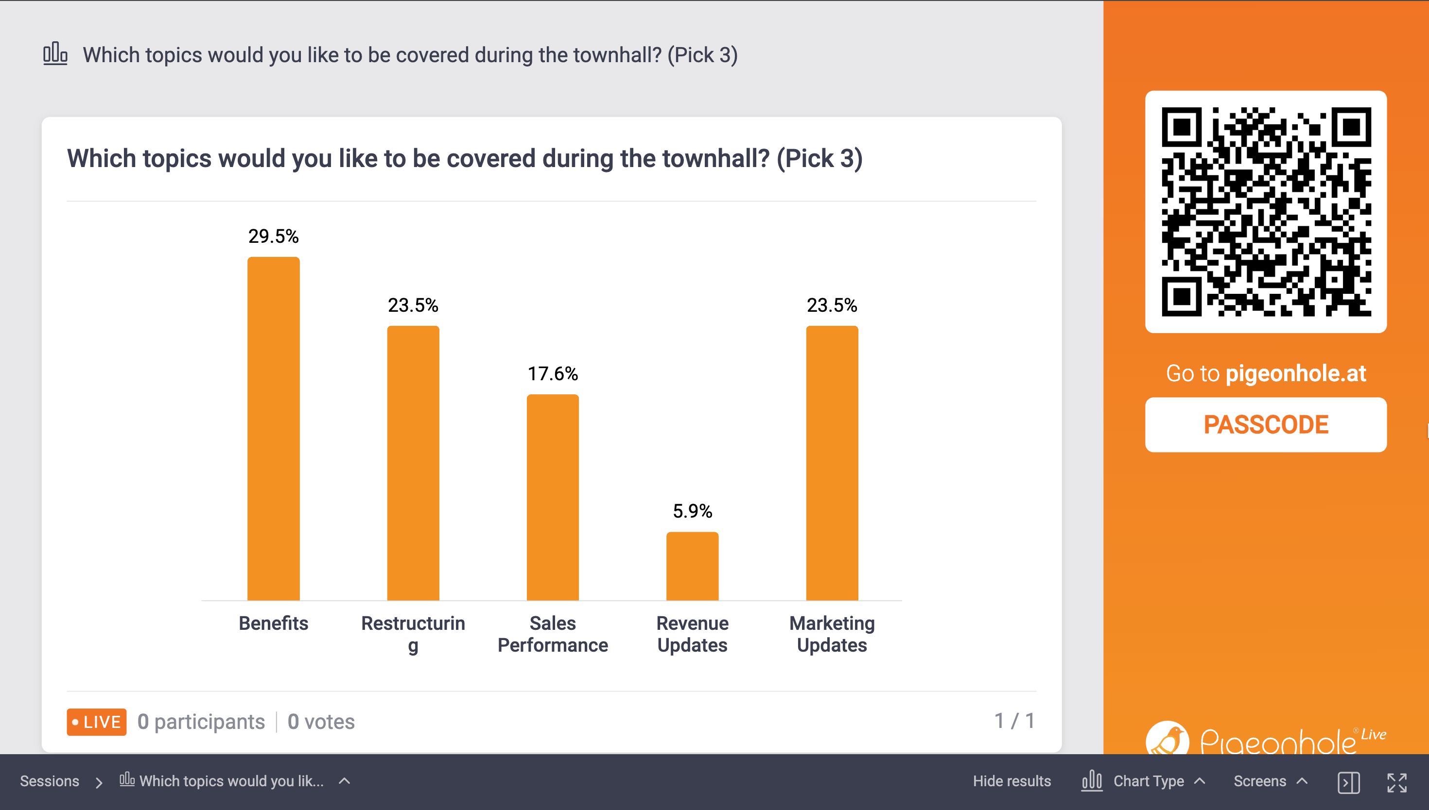 Using the Projector Panel for Q&A as a Solo Presenter – Help Centre