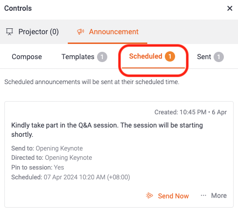 Creating Announcement Templates – Help Centre