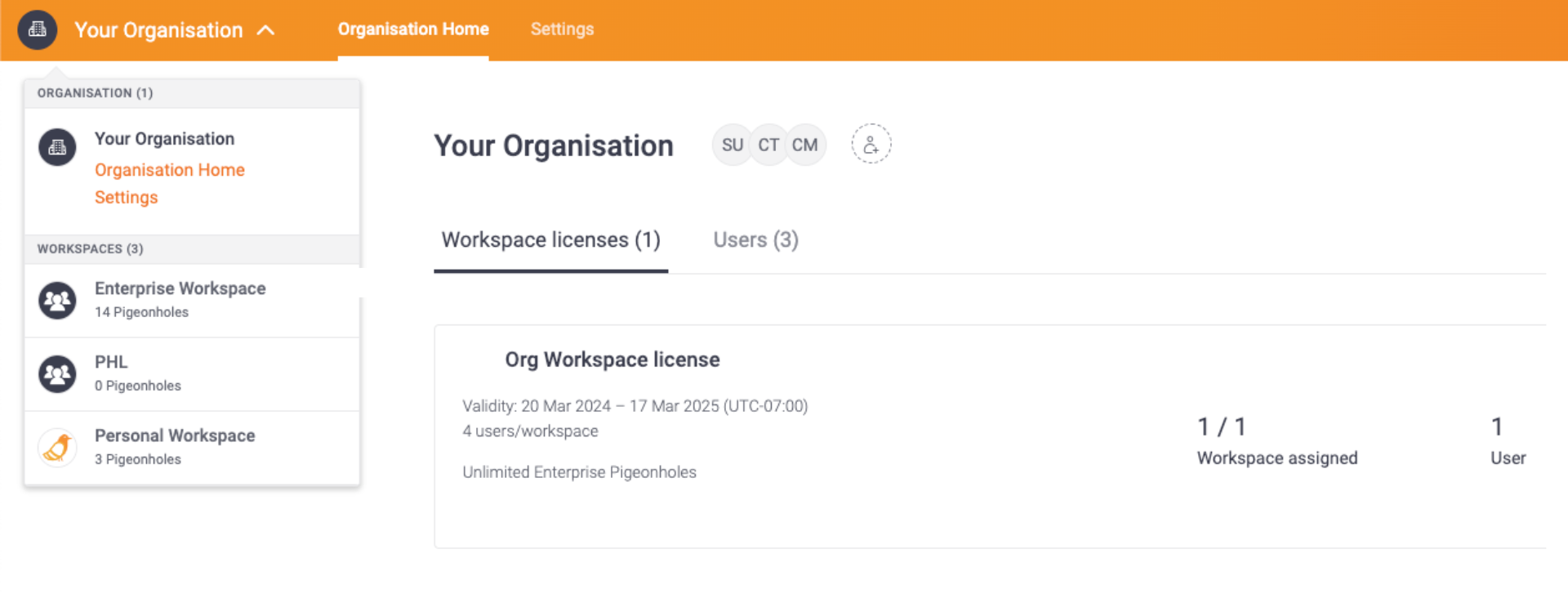 Get an overview of your organisation using Organisation Home – Help Centre