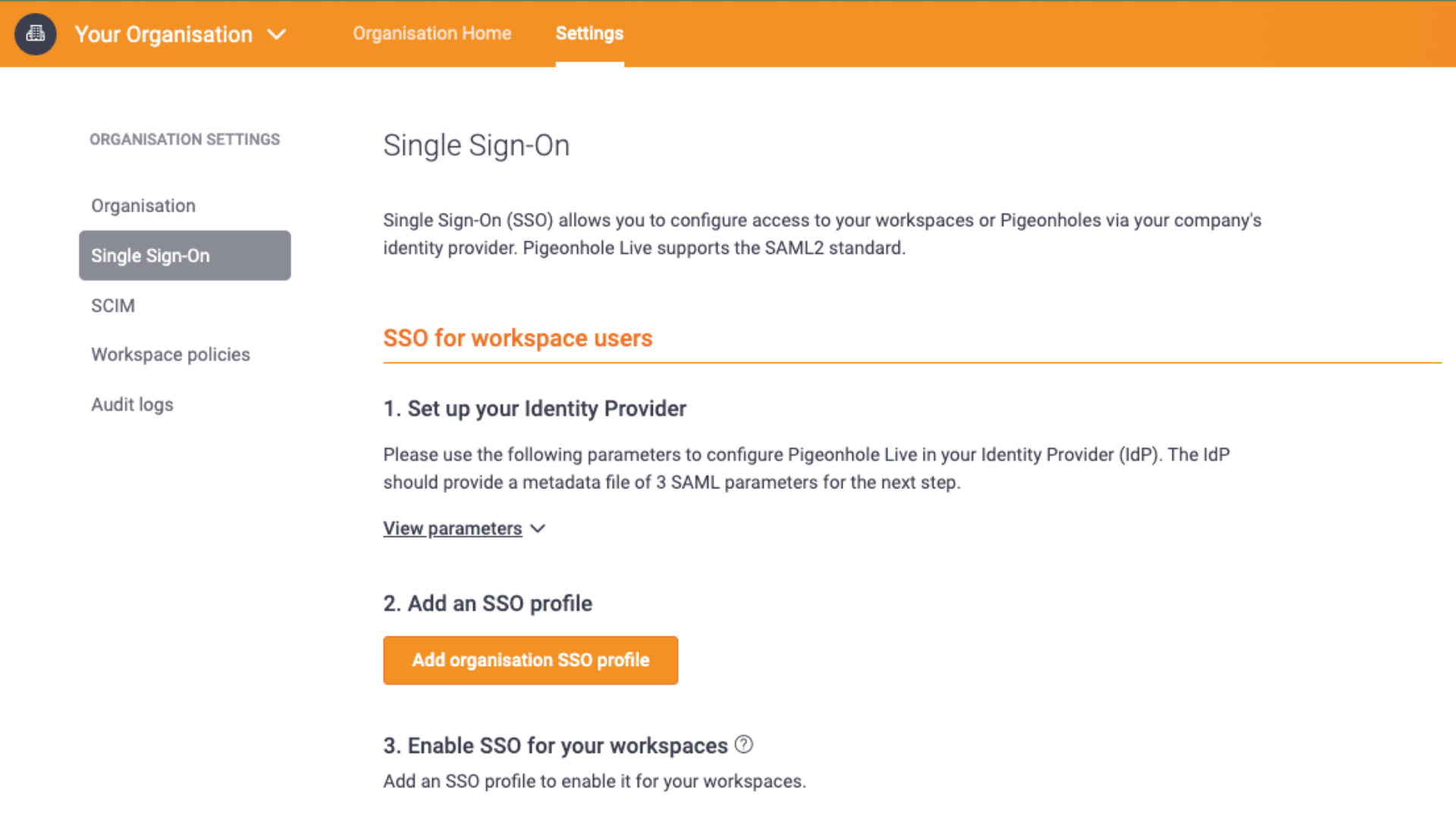 Get an overview of your organisation using Organisation Home – Help Centre