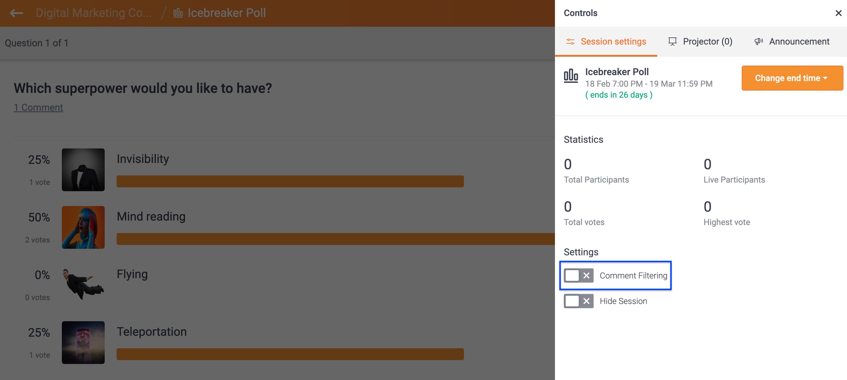 How to filter comments – Help Centre